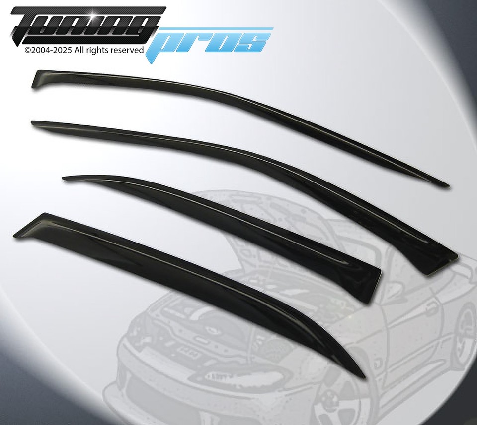 JDM Vent Window Visor 4pc Wind Deflector For Toyota Avalon 01 02 03 04 ...