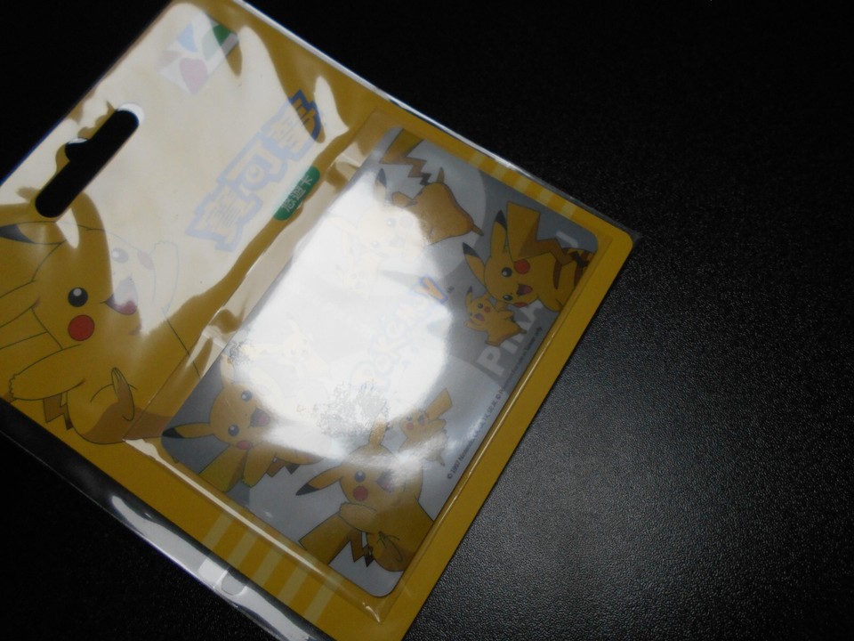 Pokemon Taiwan Metro Easy Card Gold Outbreak Pikachu Very Cute Sealed ...