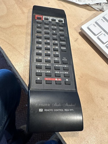 Fisher Studio Standard REM SF5 CD Player Remote Control Black | eBay