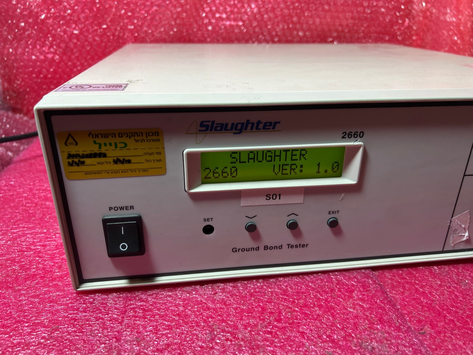 Slaughter 2660 Digital Ground Bond Tester Unit | eBay