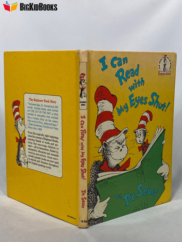 I Can Read With My Eyes Shut! Dr. Seuss 1978 First Edition Numberline ...