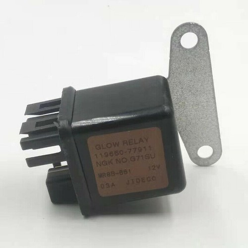119650-77910 Glow Plug Relay for Kubota L2900DT L2900F L3010DT L3300DT ...