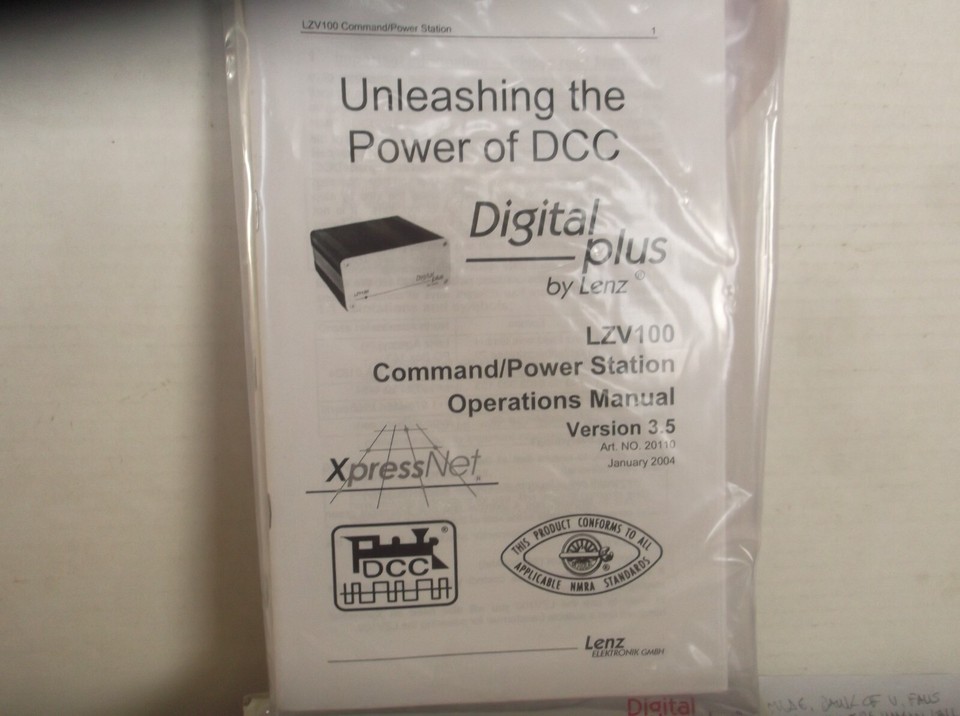 LENZ DCC Set 100 Digital Plus DCC HO HOn3 Kit NR !! | eBay