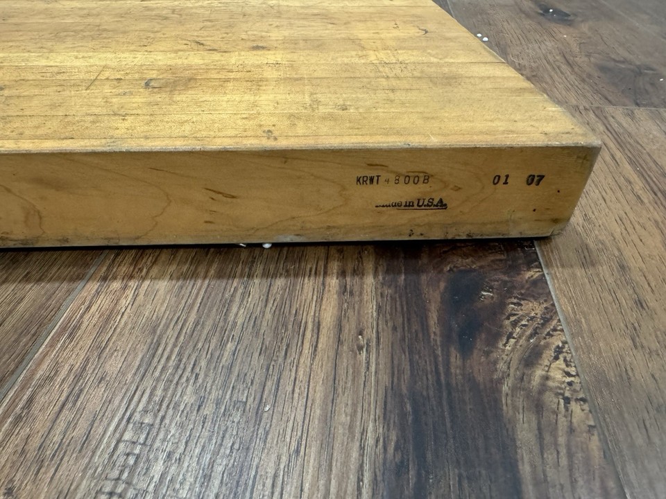 Snap On tools hard wood maple butcher block box top KRWT4800B | eBay UK
