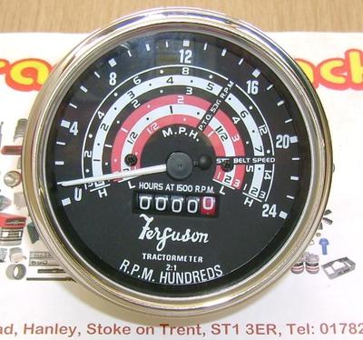 REV COUNTER CLOCK - MPH - CLOCKWISE. COMPATIBLE WITH: MASSEY FERGUSON ...
