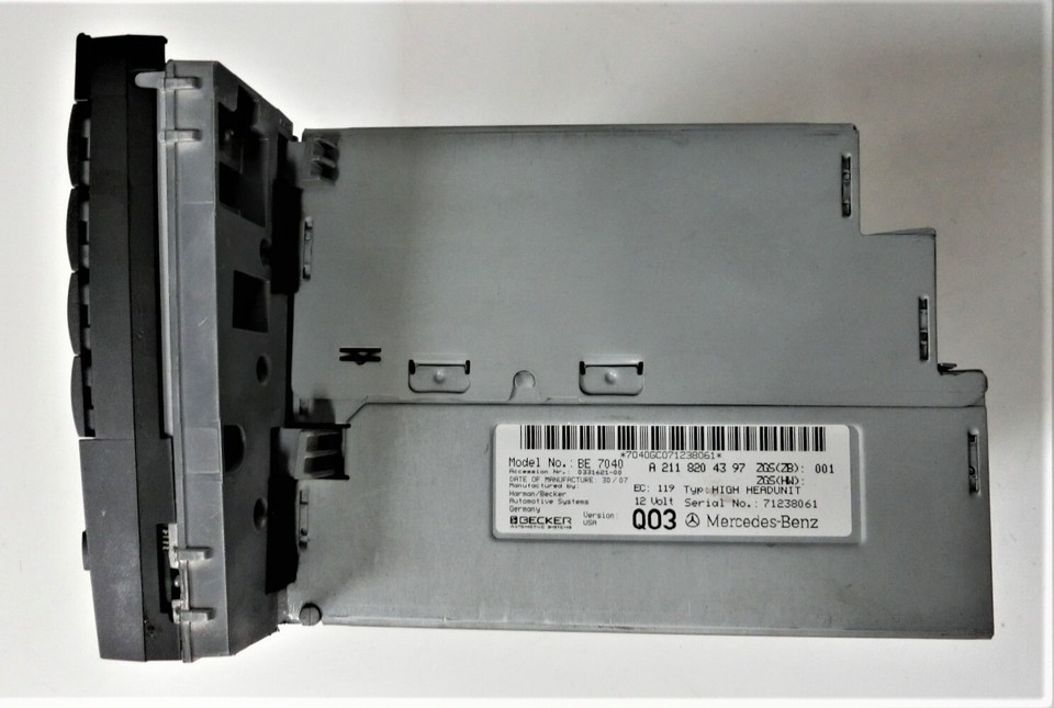 2003-09 Mercedes Benz OEM Audio Radio Navigation Display Screen ...