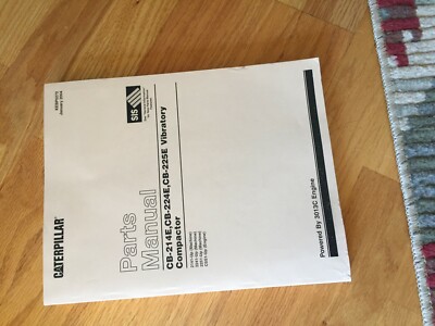 CAT CATERPILLAR 214E 224E COMPACTOR VIBRATORY PARTS MANUAL S/N 214 224 ...