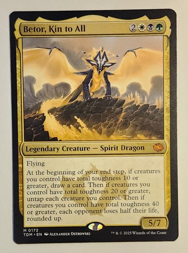 MTG - Betor, Kin to All - TDM 0172 - Tarkir Dragonstorm - Mythic ...