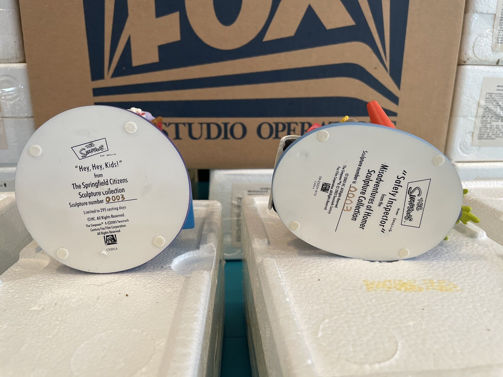 19 The Simpsons HAMILTON COLLECTION Figurines lot Original Box All ...