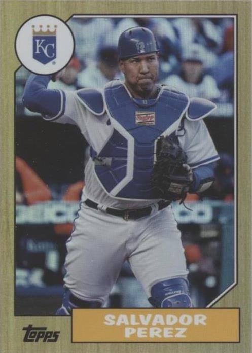 2022 Topps Archives - 1987 Topps Design Salvador Perez #230 Rainbow ...