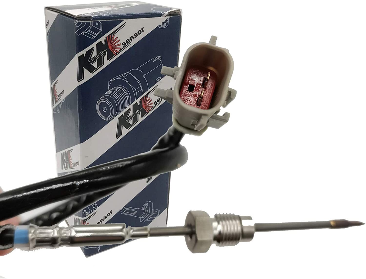 2593756C91 Gas Temperature Sensor 9047557 compatible with Navistar ...