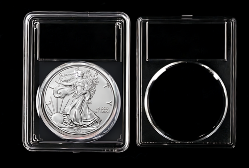 10 Pack 40mm Premium Acrylic Coin Slab Holders – Silver Dollars | eBay