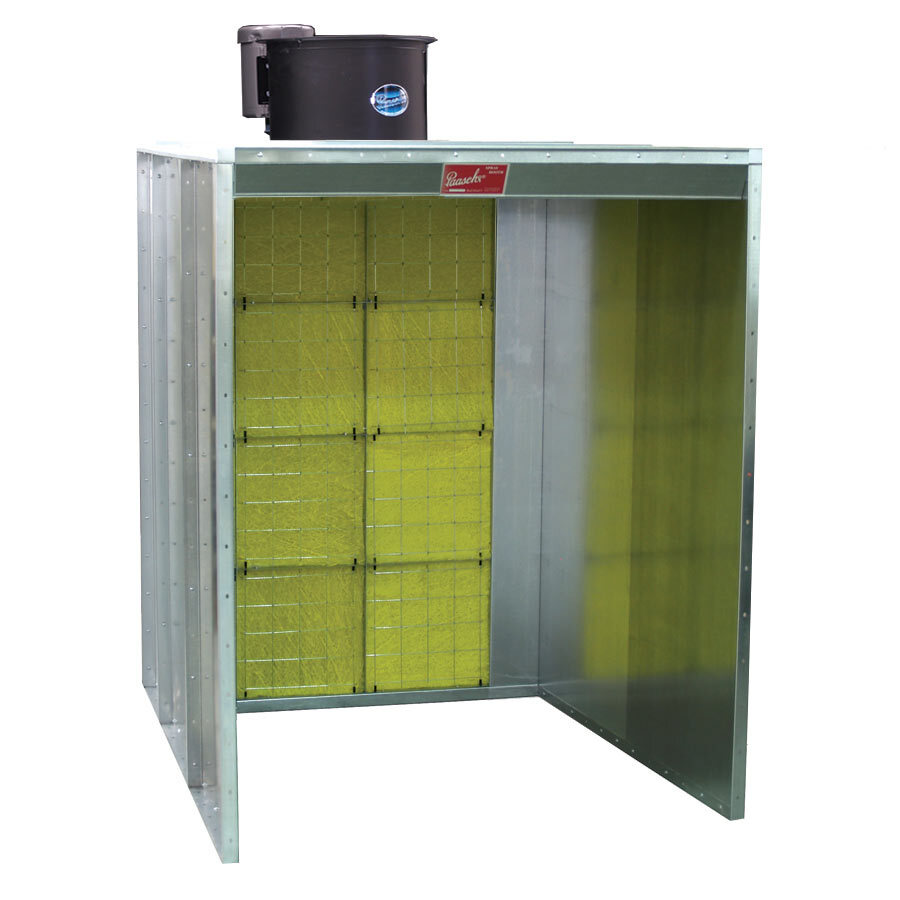 Paasche 5' Walk-In Paint Spray Booth (1 or 3 Phase Motor) -Made in The ...