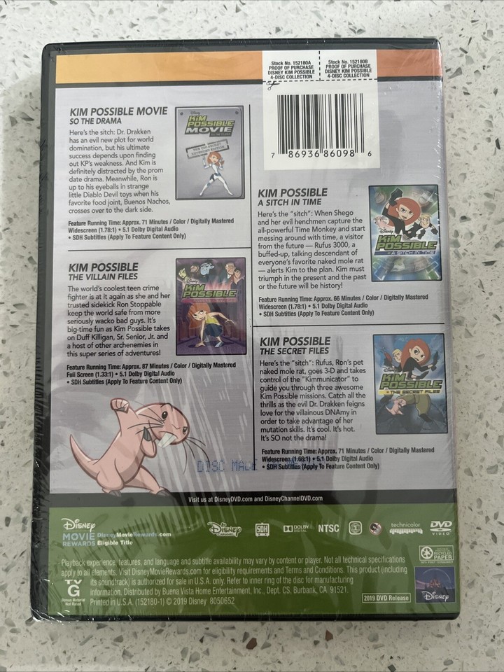 Kim Possible: The Classic Animated Series DVDs 786936860986 | eBay