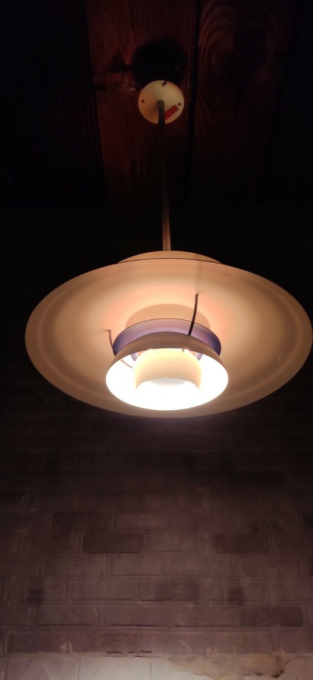 ORIGNAL PH5 PENDANT LOUIS POULSEN HENNINGSEN LOUIS POULSEN WHITE/BLUE ...