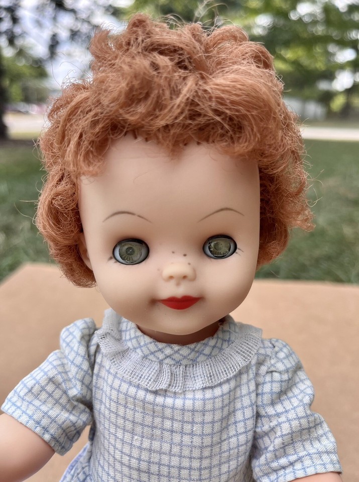 Vintage 10.5” Effanbee Fluffy Doll (4092 K66), Red Head/Freckles ...