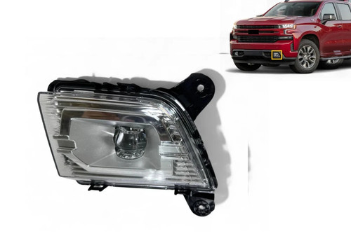 Fits 2019-2023 Chevrolet Silverado Left Front Bumper Fog Fog Light Lamp ...