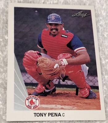 1990 Leaf Tony Pena Boston Red Sox #104 | eBay