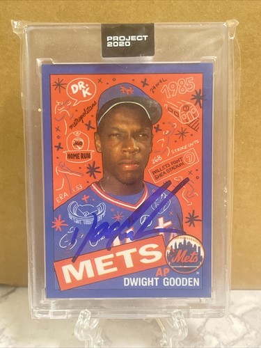 Topps Project 2020 Sophia Chang Dwight Gooden Auto | eBay