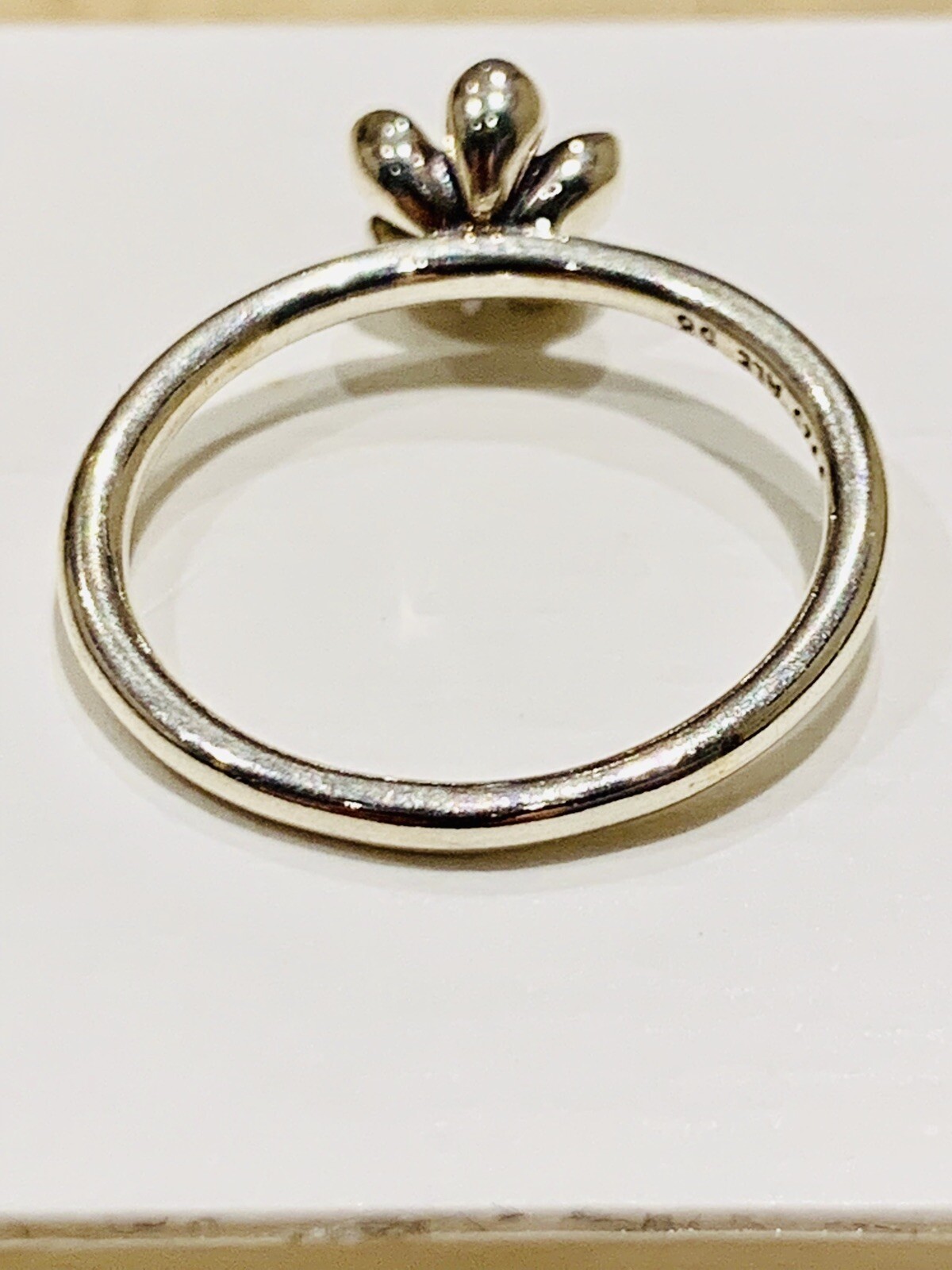 Pandora Pink Cherry Blossom Flower Ring Size 58 | eBay Australia