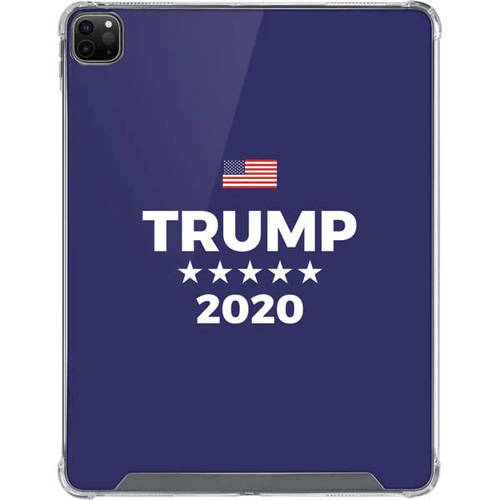 SkinIt Trump 2020 Blue iPad Pro 12.9 in (2021) Clear Case Gloss Finish ...
