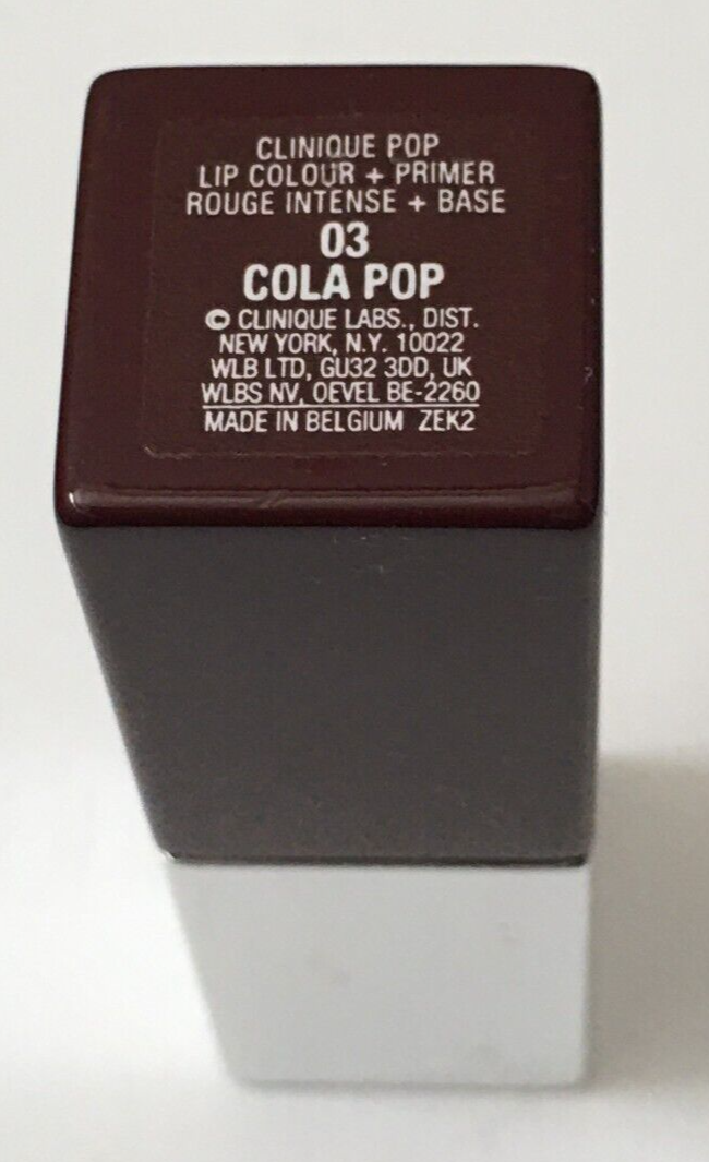 Clinique POP Lipstick Lip Colour + Primer 03 COLA POP Travel Size | eBay