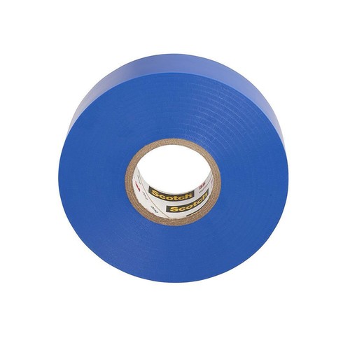 3M 35 Scotch Vinyl Electrical Color Coding Tape, 3/4 in x 66 ft, Blue ...