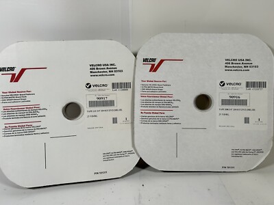 Velcro One Wrap Strap 3/4" x 25 Yard Hook & And One 25 Yard Loop Black ...