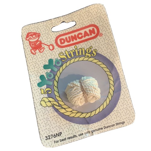 DUNCAN 5 REPLACEMENT YO YO STRINGS Sealed 3276NP White MADE in USA 1994 ...