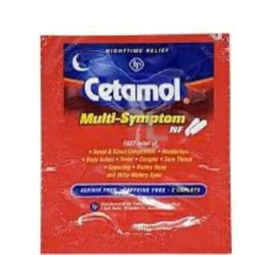 Cetamol Multi-Symptom Nightime (24 TABLETS) | eBay