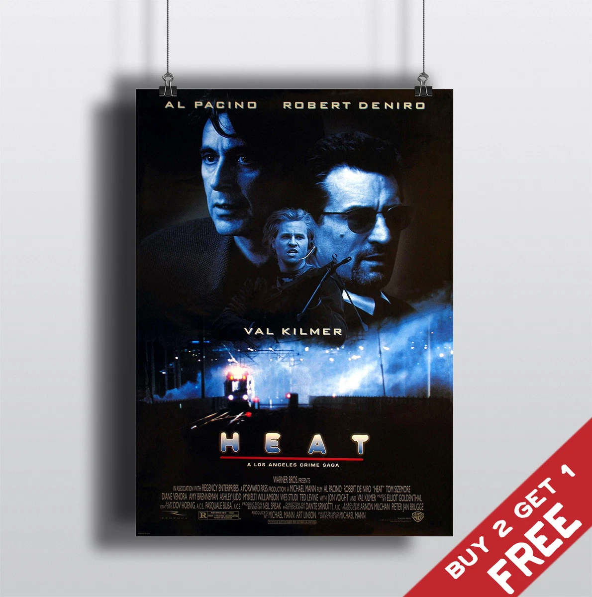 Heat 1995 Movie Poster