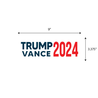 TRUMP VANCE 2024 MAGA Bumper Sticker Decal Graphic Election BS0545 | eBay