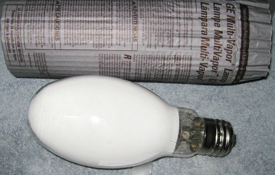 3 GE MVR400/C/U/ED28 Multi-Vapor Coated Metal Halide Lamp Light Bulb ...