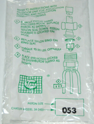 Armstrong Lennox Danfoss HVAC Piston Orifice Kit .053 Orfice Chatleff ...