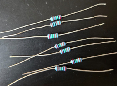 7pcs 2.05k ohm 1/4W 1% Metal Film Precision Axial Resistors Dale ~ NEW ...