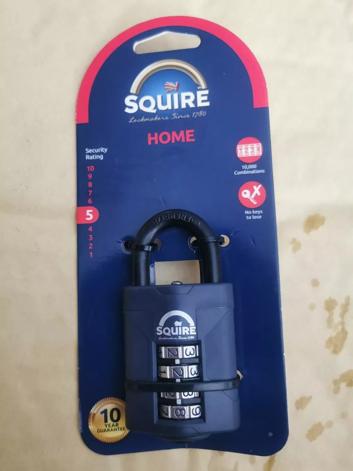 Squire CP50 4 Wheel Combination Padlock 5012245021783 | eBay UK