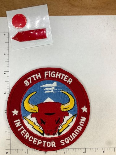 VINTAGE USAF 87th FIGHTER INTERCEPTOR SQUADRON PATCH | eBay