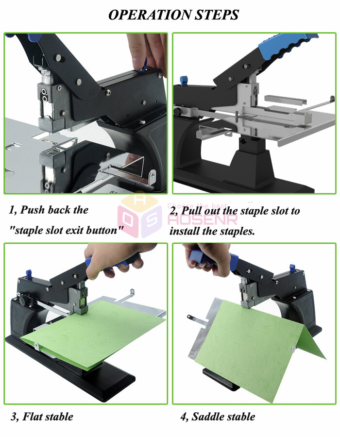 A3 Dual-use Manual Flat And Saddle Stitching Stapler Binding Machine ...