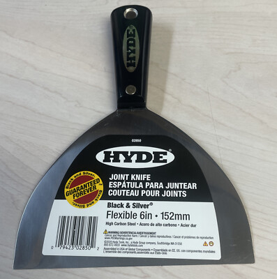 Hyde 6" Joint Knife Paint Scraper Flexible Carbon Steel | eBay