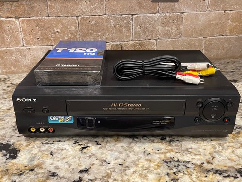 Sony SLV-N55 VCR Hi-Fi Stereo 4-Head VHS Player Recorder | eBay