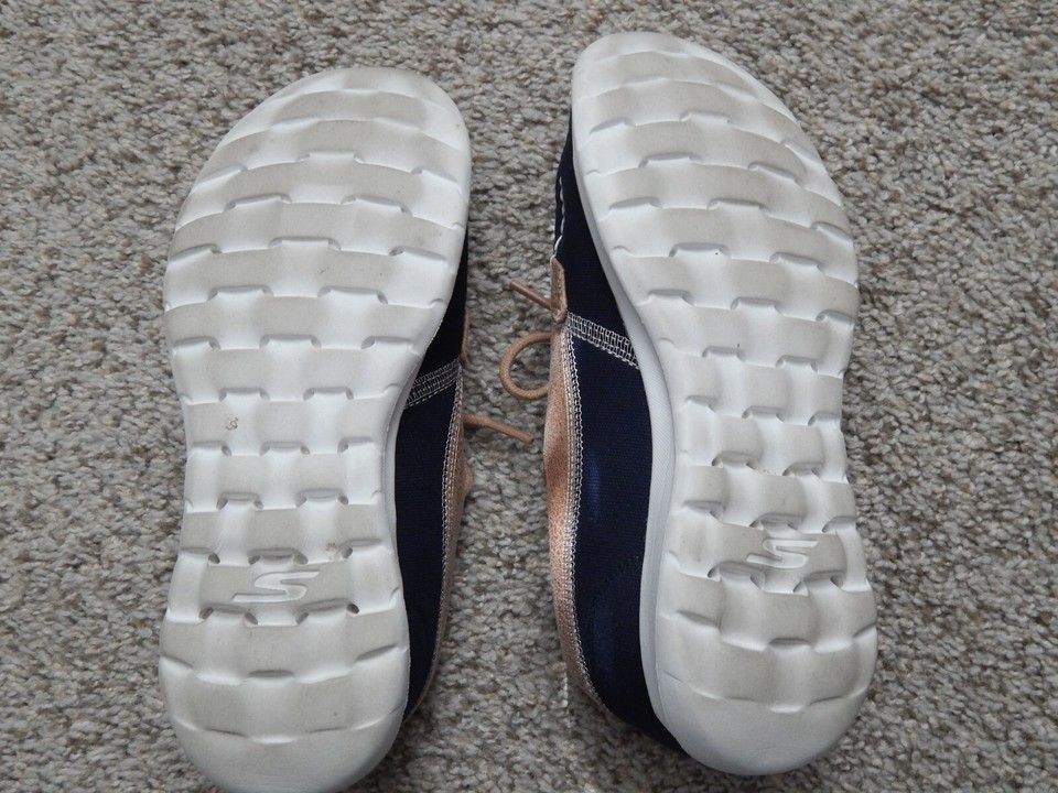 SKECHERS ON THE GO FLEX EMBARK CLASSIC NAUTICAL STYLE WOMEN'S BOAT SHOE ...