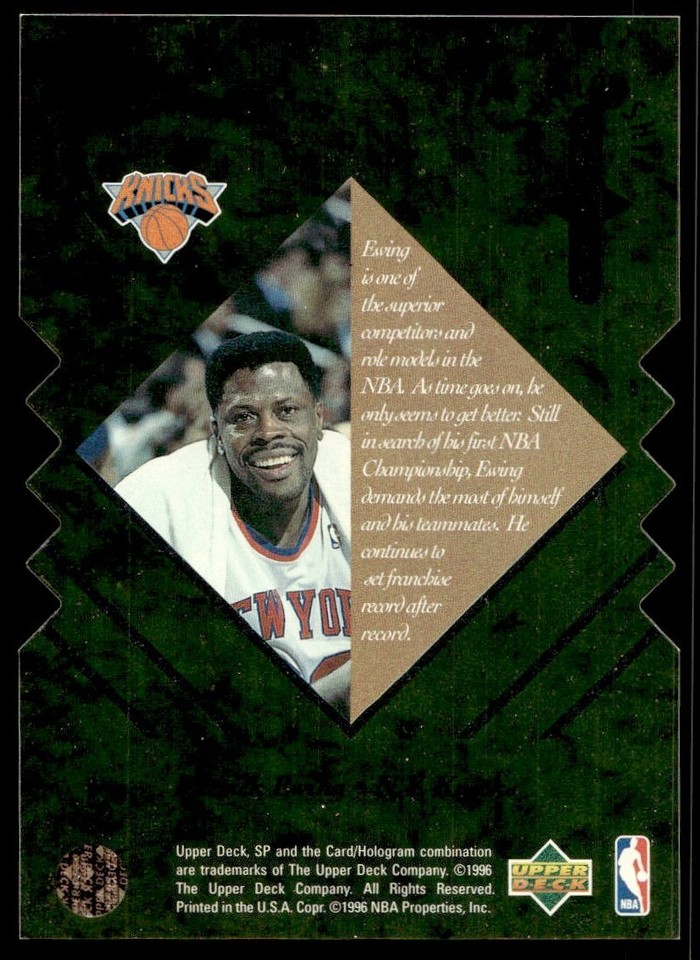 1995-96 SP Championship Shots Patrick Ewing G53 New York Knicks #S12 | eBay
