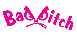 Bad bitch girl sticker car decal Large popular Sticker | eBay Australia