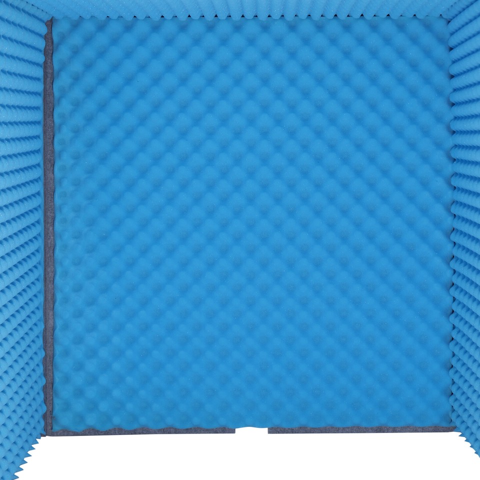 Desktop Soundproof Cover Noise Isolation Booth Vocal Sound Absorbing ...
