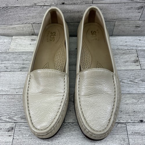 SAS Womens 8N Tripad Comfort Simplify Leather Loafer Slip On Shoes ...