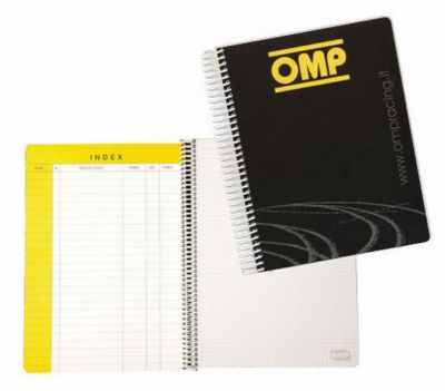 OMP Pilot Co-Driver Pad Notebook Notepad Compact Size 130 Pages | eBay
