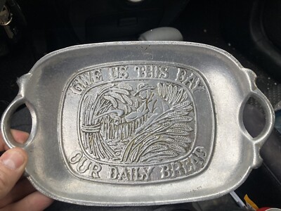 ~Vintage Sexton 'GIVE US THIS DAY OUR DAILY BREAD' 1972 Armetale Tray ...