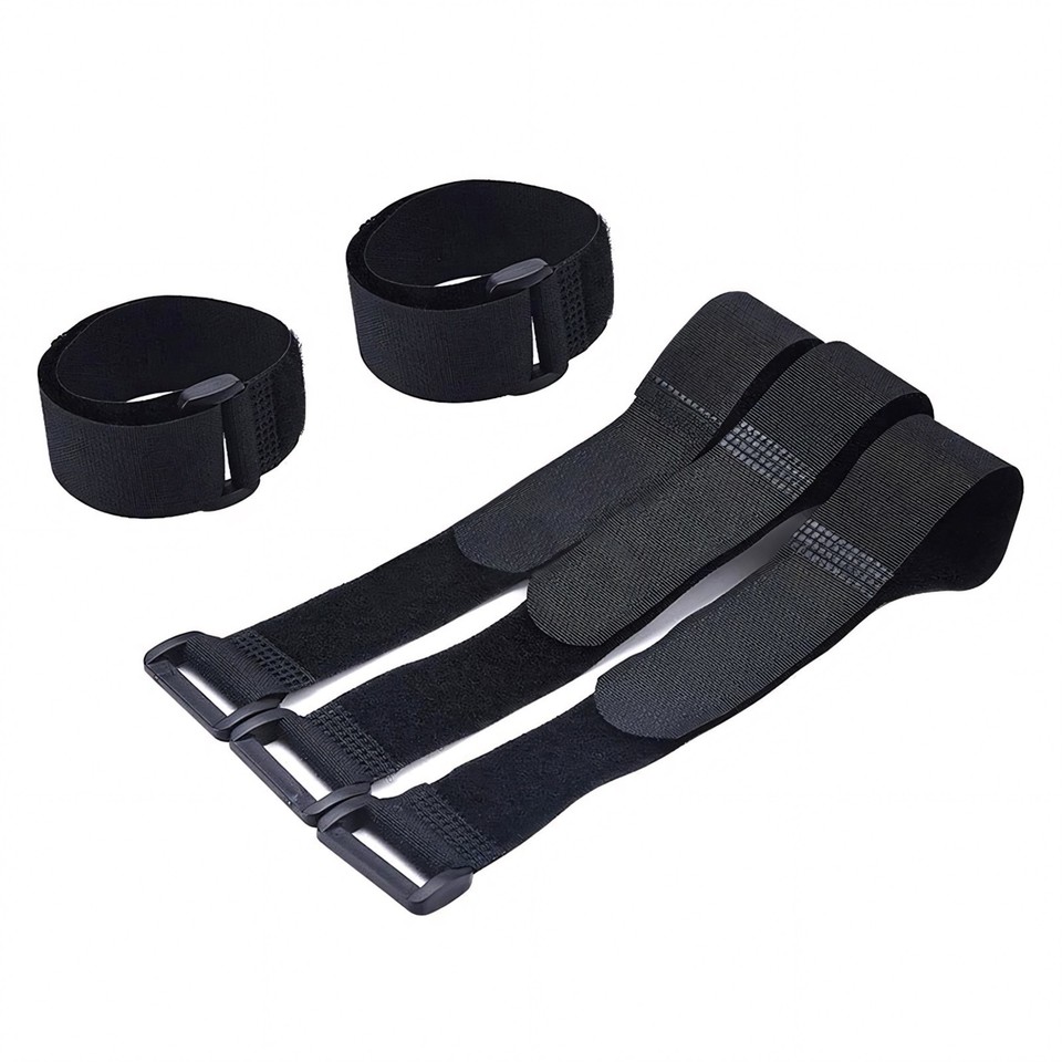 50pcs Cable Ties Hook Loop Nylon Strap Strapping with Buckle Band ...