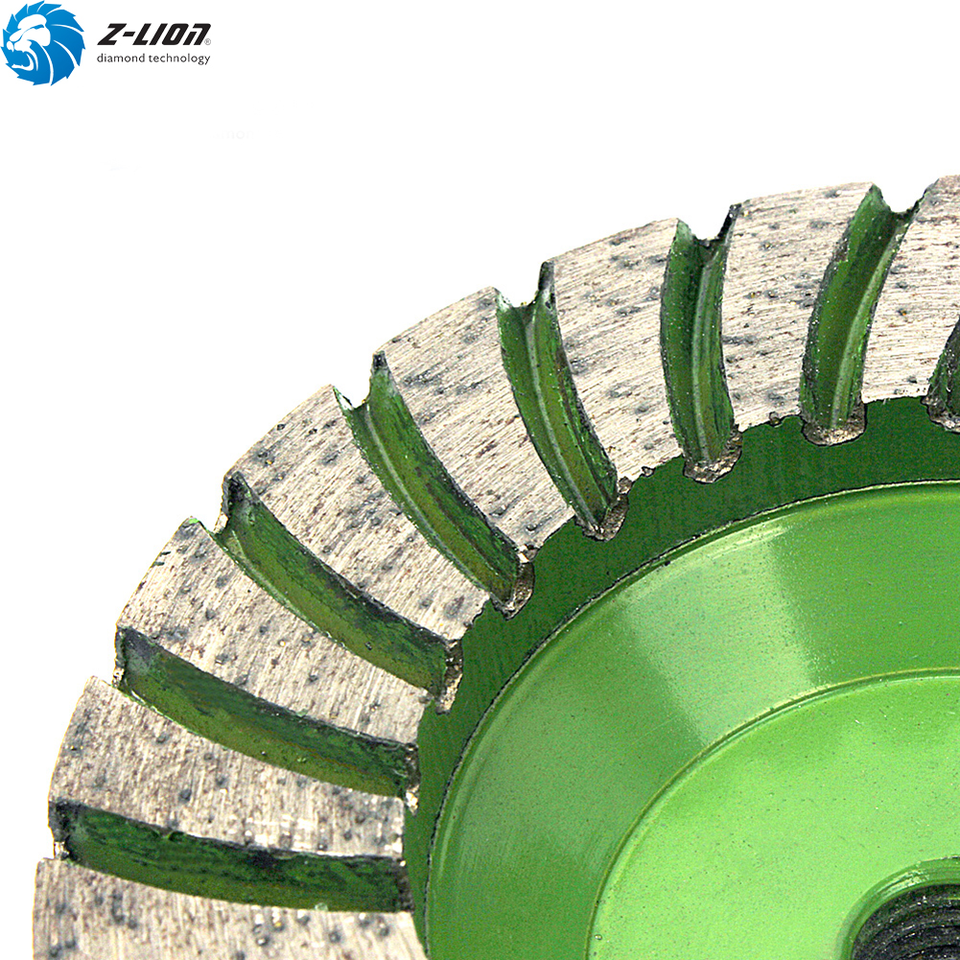 4" Diamond Turbo Cup Wheel Grinding Wheel Cup Aluminum Based Grit 30 ...