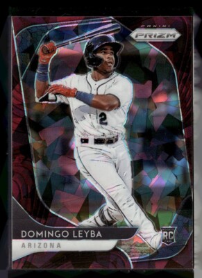 2020 PRIZM PURPLE CRYSTAL /25 ROOKIE DOMINGO LEYBA DBACKS | eBay